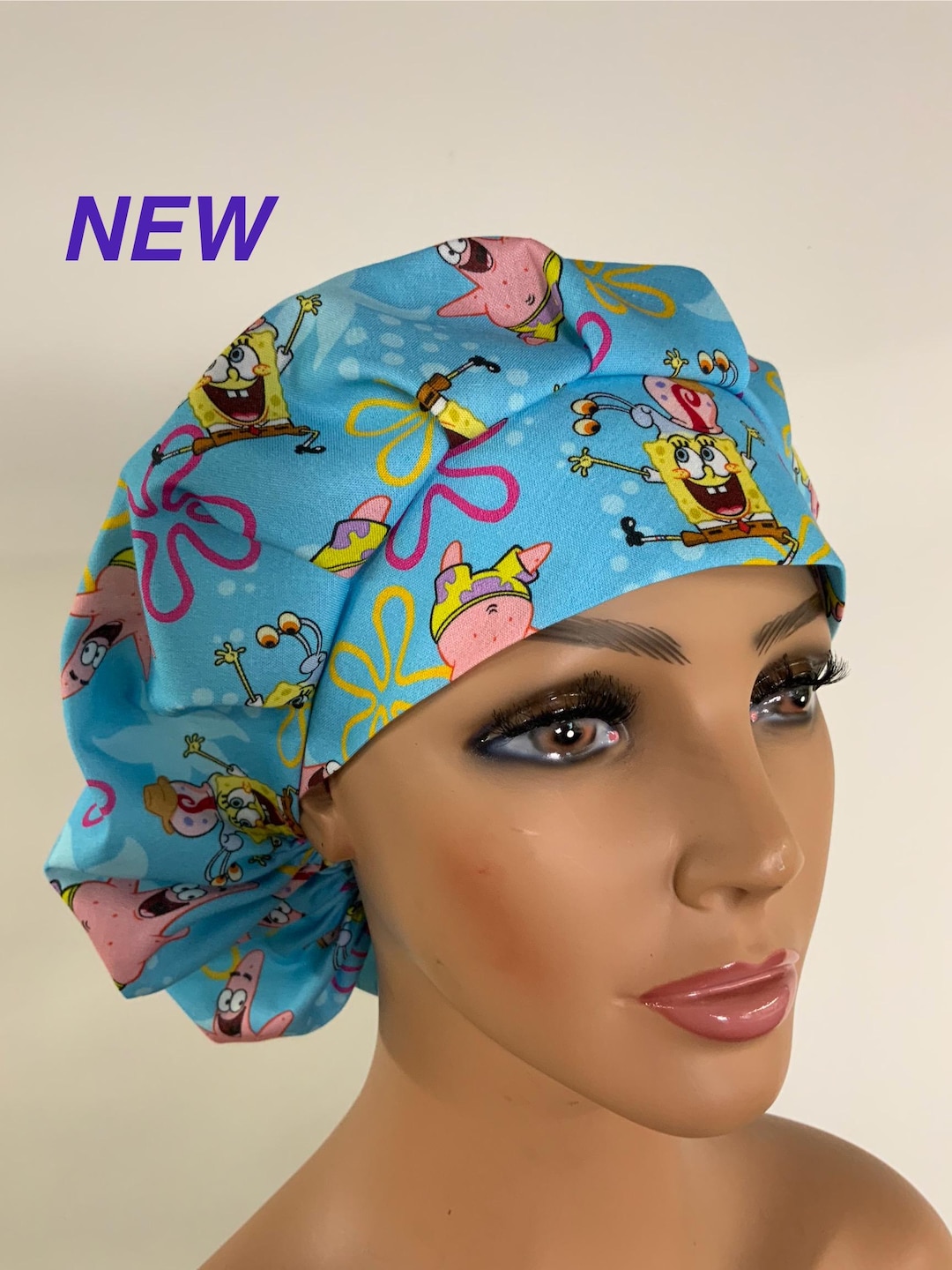 Spongebob Squarepants Scrub Hat With Toggle - Etsy
