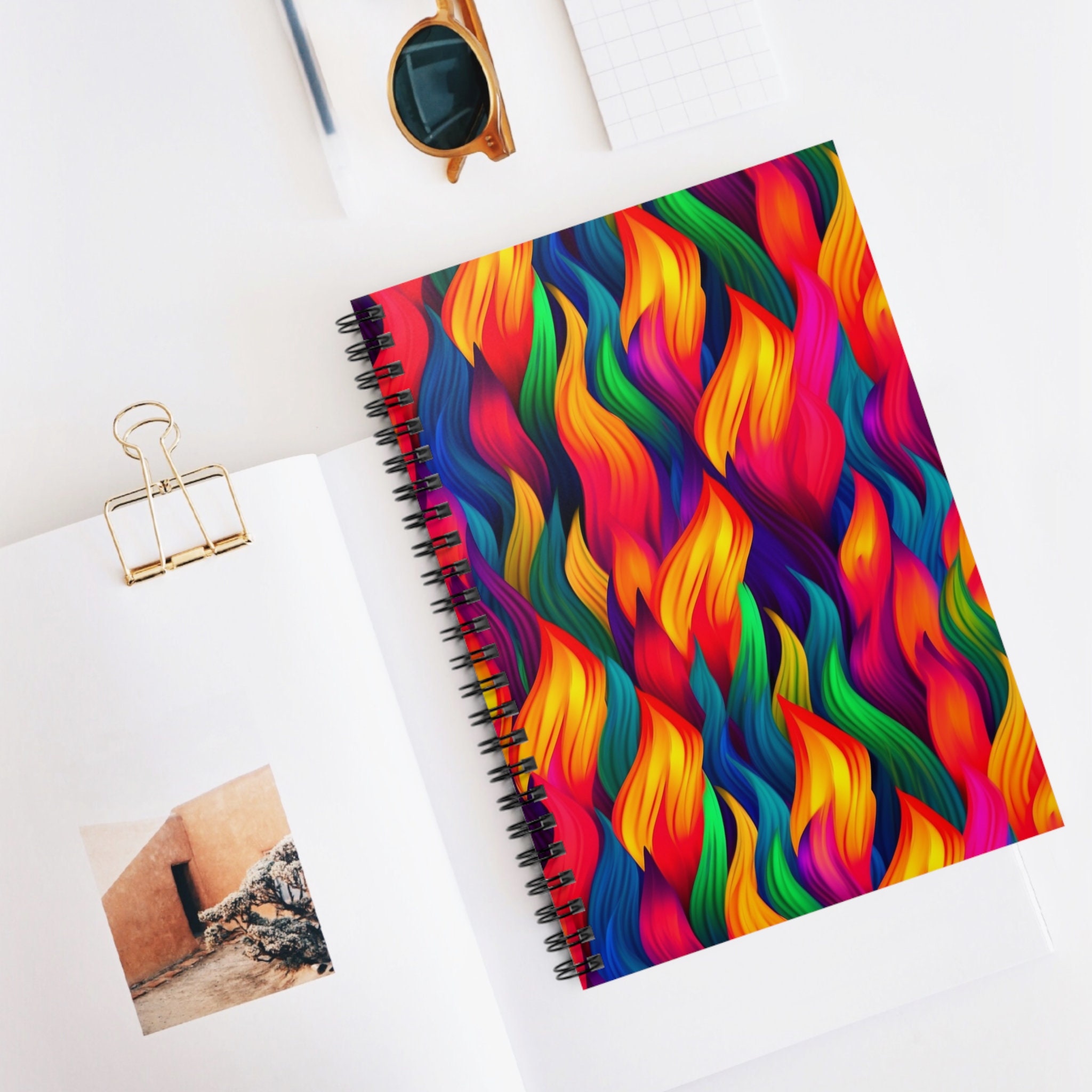 Vibrant Neon Flames Collection, 12 High-resolution Seamless Fire ...
