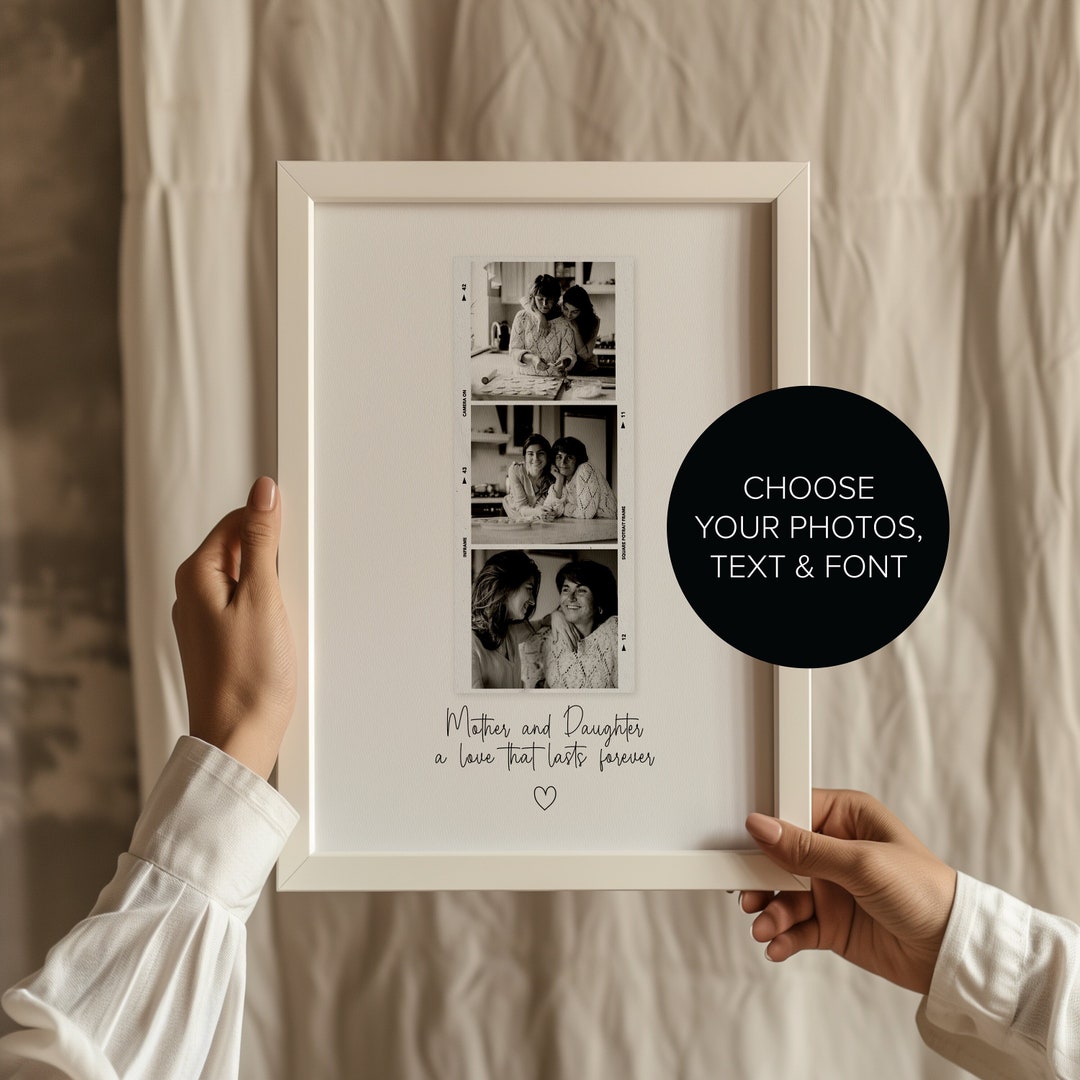 Custom Gift for Mum, Personalised Mum Photo Print, Birthday Gifts for ...