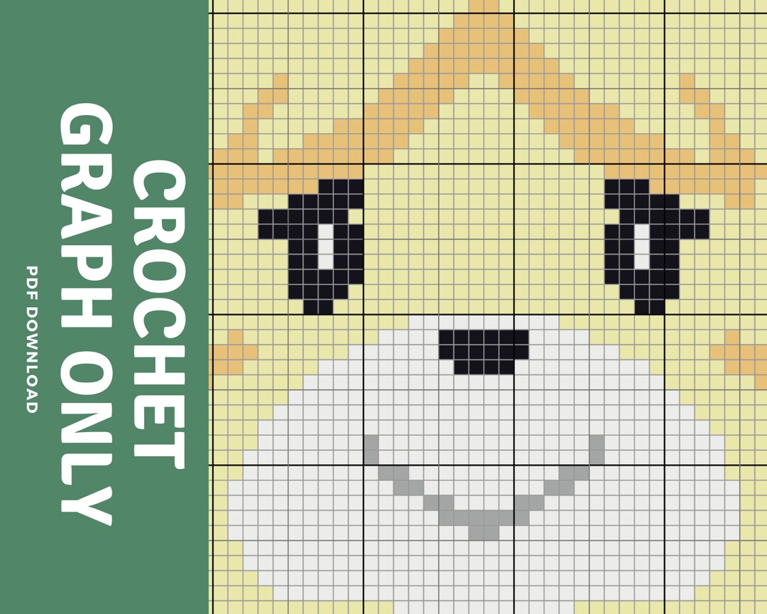 Isabelle Crochet Graph Pattern // PDF Instant Download - Etsy