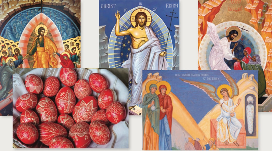 Orthodox Pascha Cards, Mixed Pack, 10 Cards - Etsy