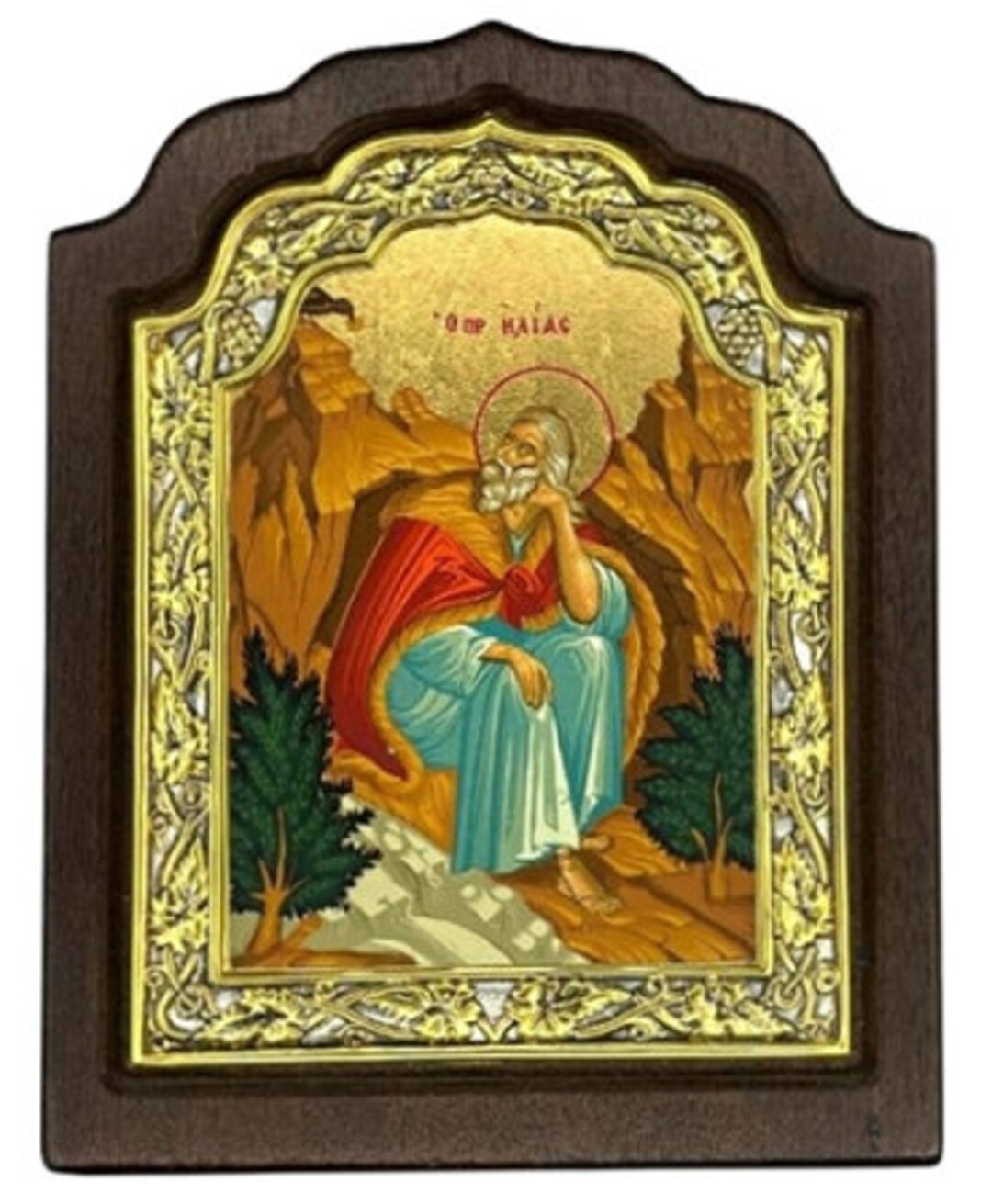 Pre-order Orthodox Icons, Arched With Silver and Gold Accents, 2 Sizes ...