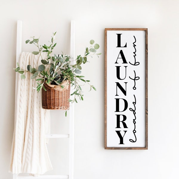 Wood Laundry Sign - Etsy