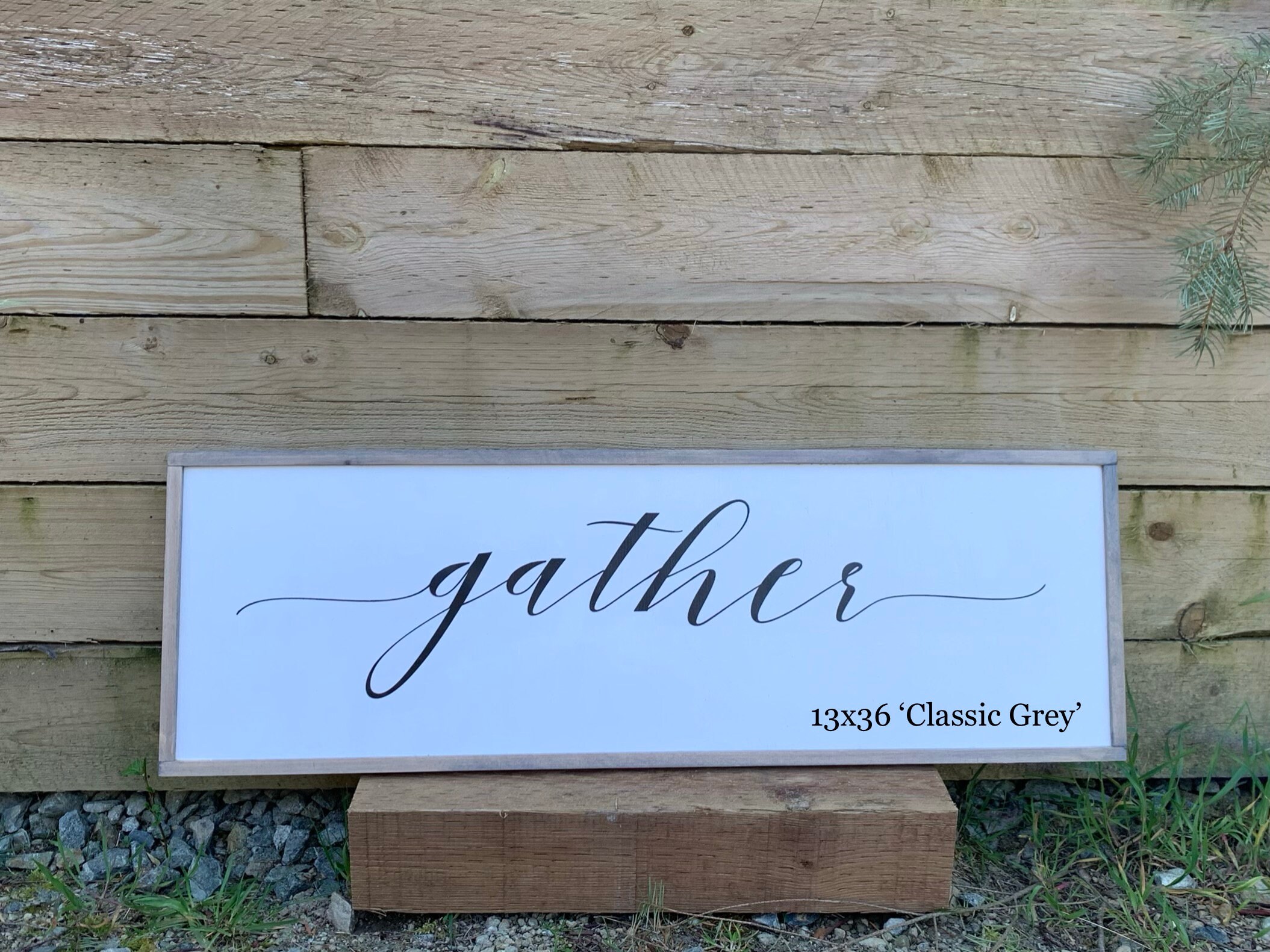 Gather Farmhouse Wood Sign Dining Room Sign Dining Room Wall - Etsy