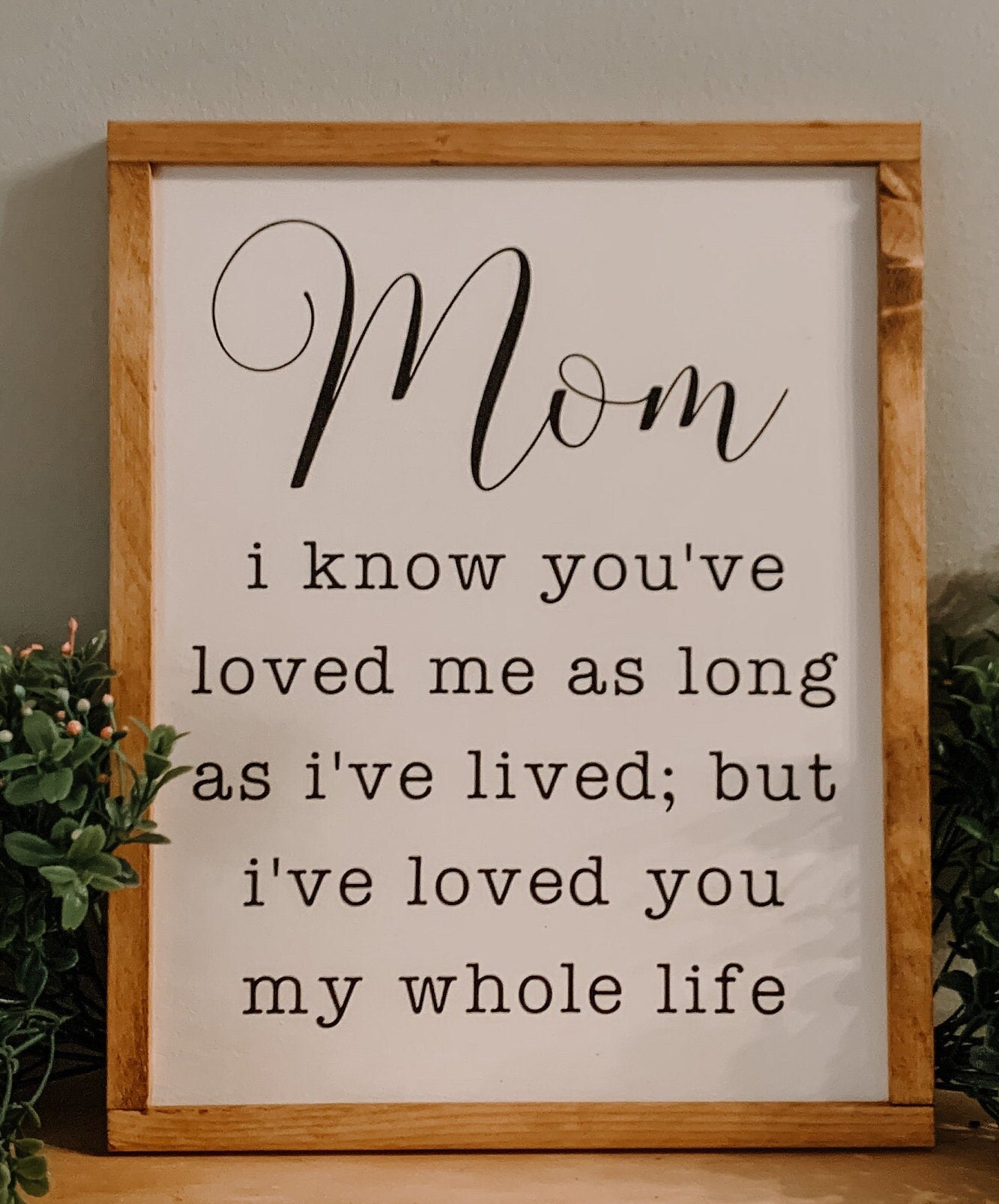 Mother's Day Sign Mother's Day Gift Gift for Mom - Etsy Canada