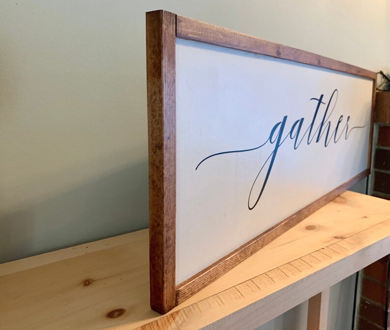 Reúna el letrero de madera de la granja el letrero del | Etsy