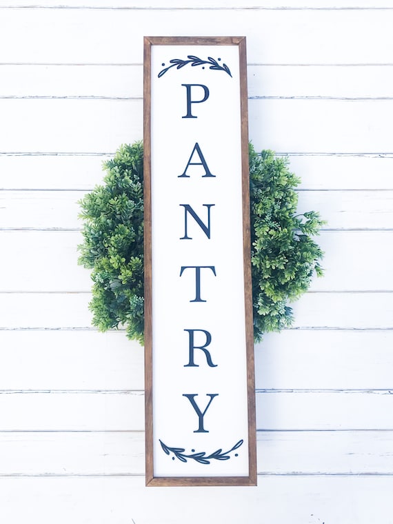 3D Farmhouse Pantry Sign Pantry Wood Door Sign Farmhouse - Etsy
