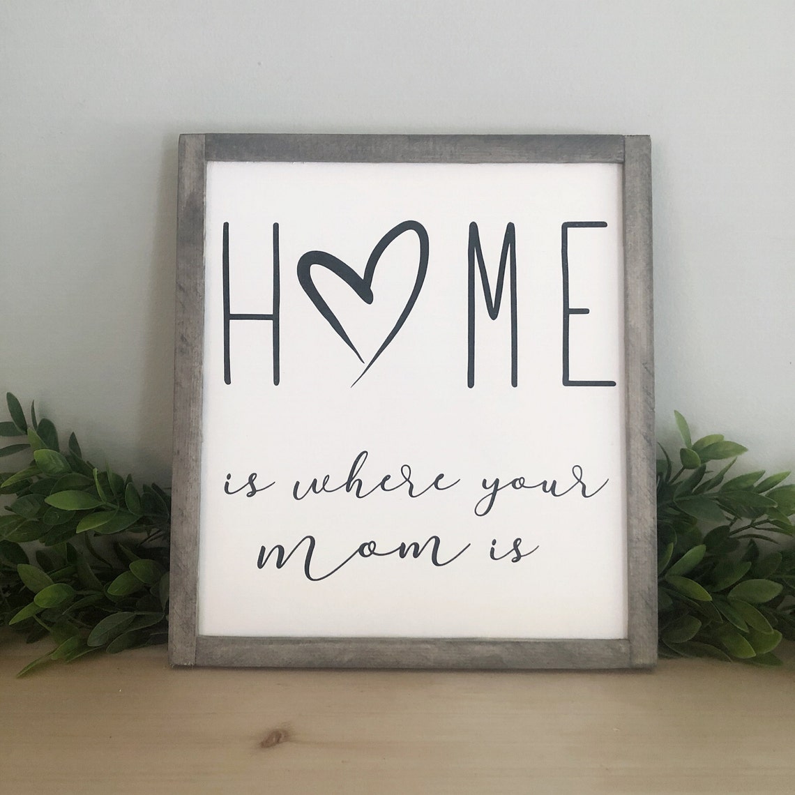 Home is Where Your Mom is Sign Mother's Day Sign Mom - Etsy Canada