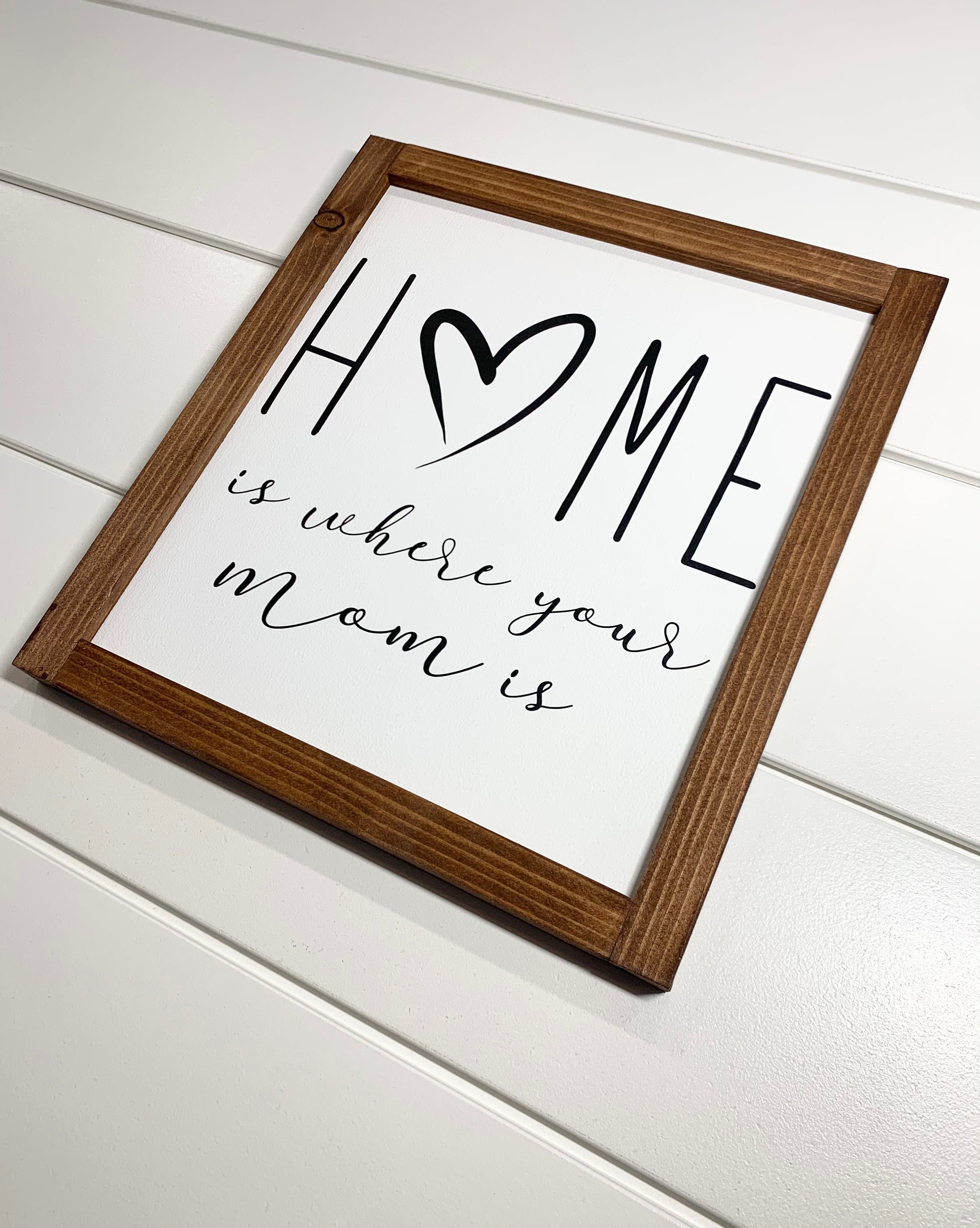 Home is Where Your Mom is Sign Mother's Day Sign Mom - Etsy Canada