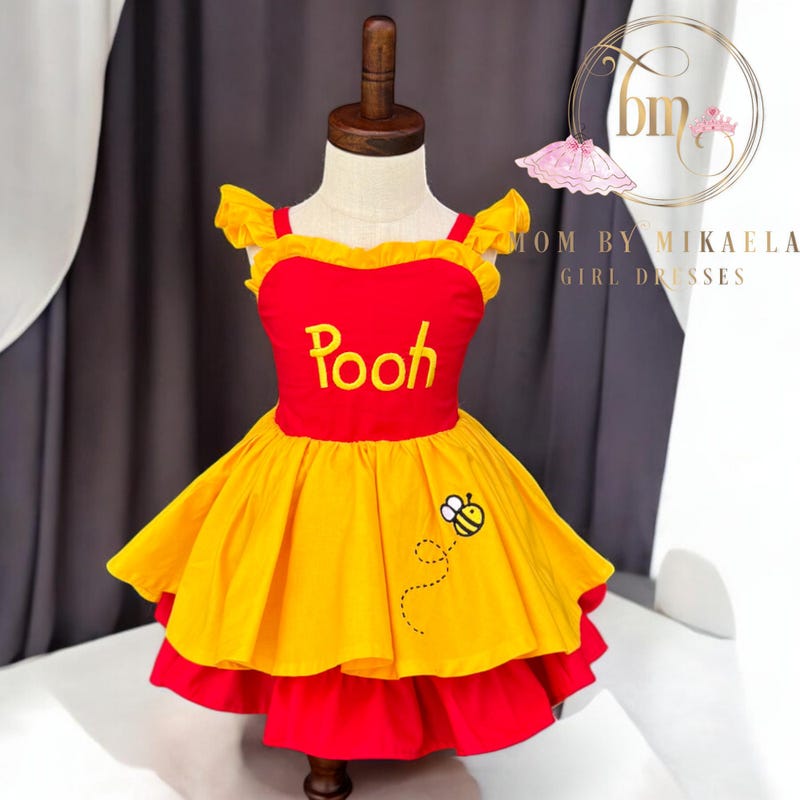 Kid Winnie the Pooh Dress - Etsy