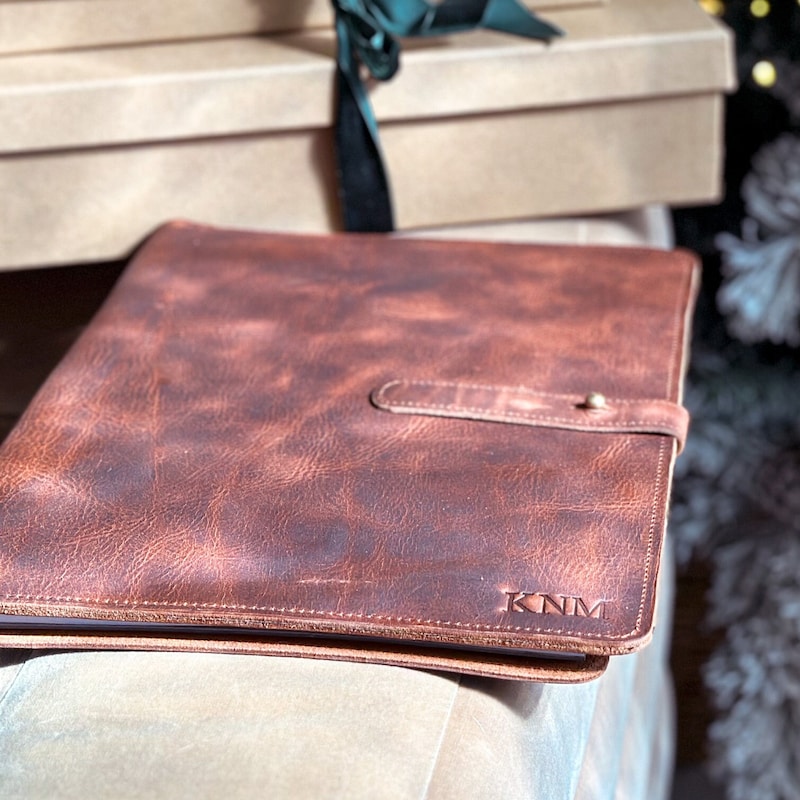 Leather Portfolio - Etsy