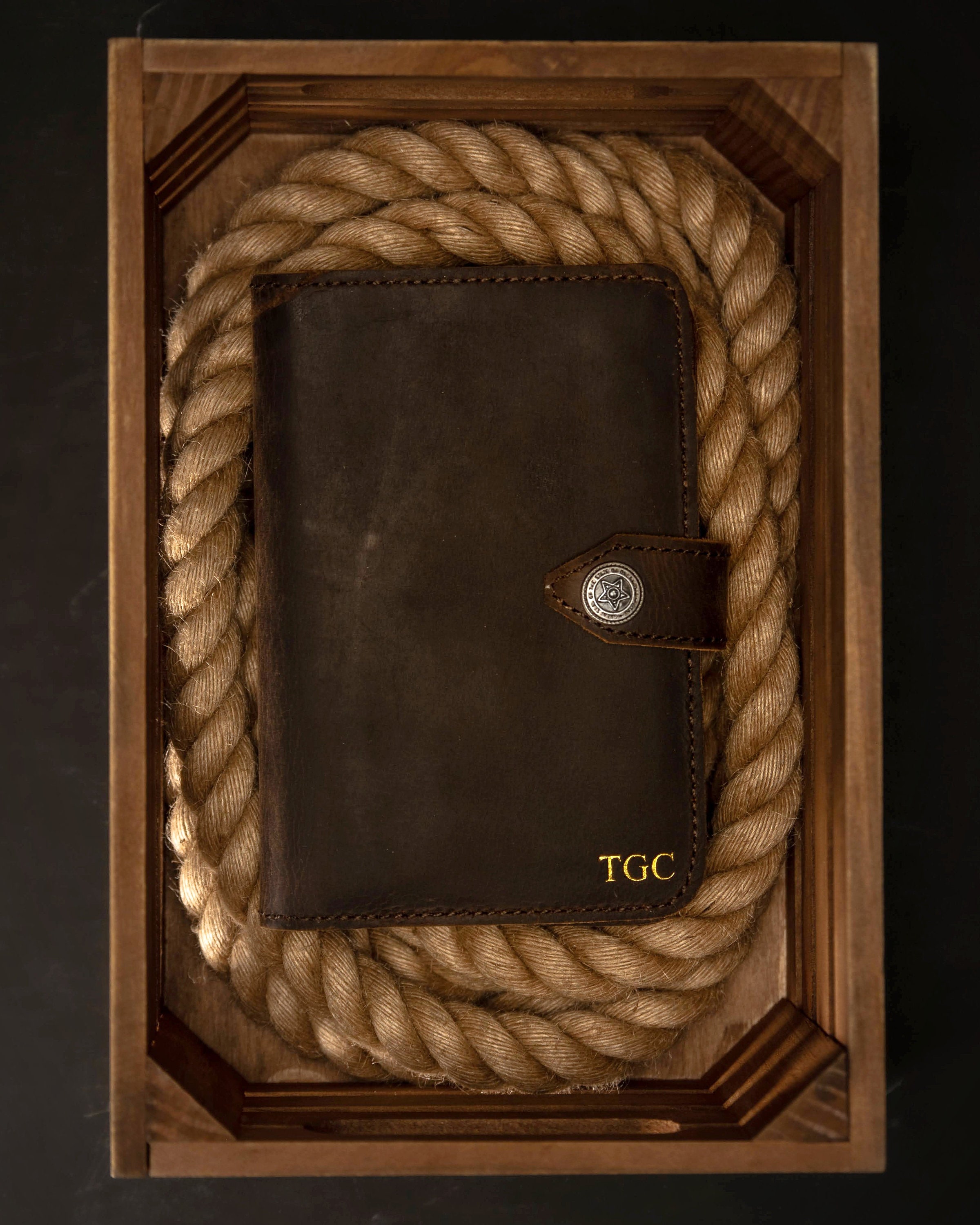 Personalized Leather Travel Wallet Field Notes Holder - Etsy