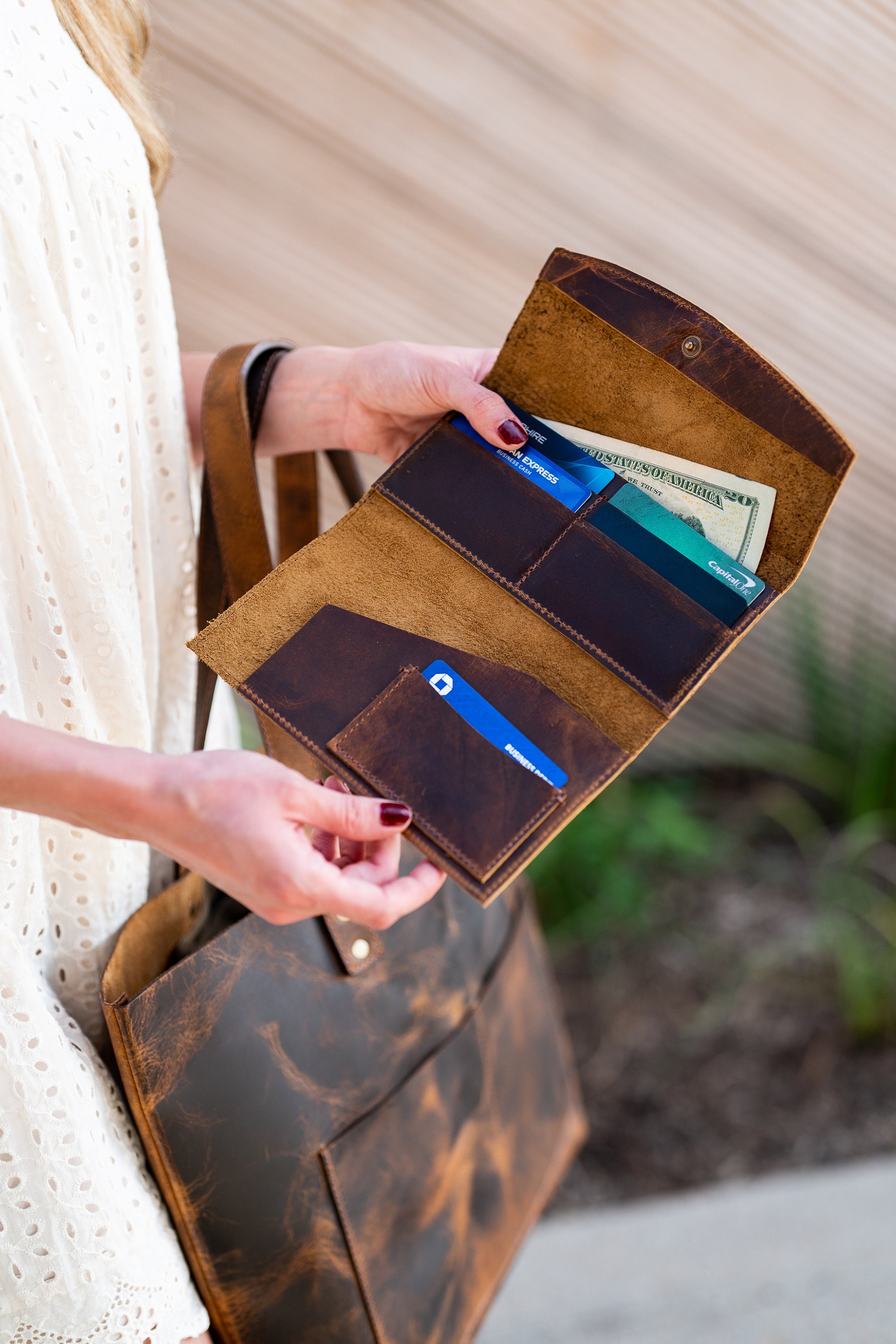 Personalized Leather Wallet Women, Simple Cute Wallet, Gift for Mom - Etsy