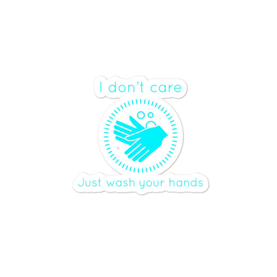 Wash Your Hands Graphic Art Sticker, Hygiene Sticker - Etsy