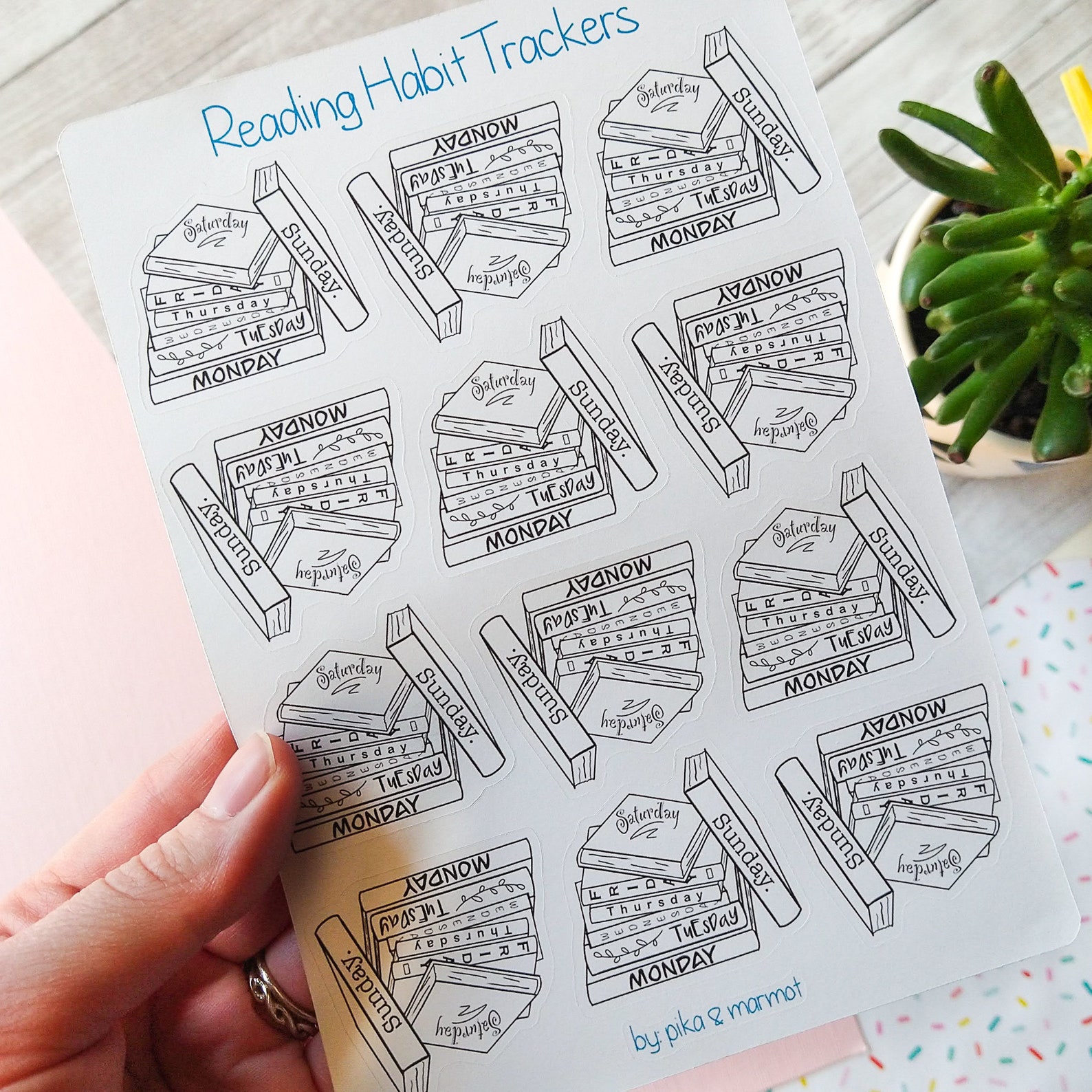 Reading Stickers Reading Trackers Book Planner Stickers - Etsy
