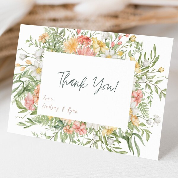 Moody Forest Thank You Card / INSTANT DOWNLOAD / Mushroom Forest Thank ...