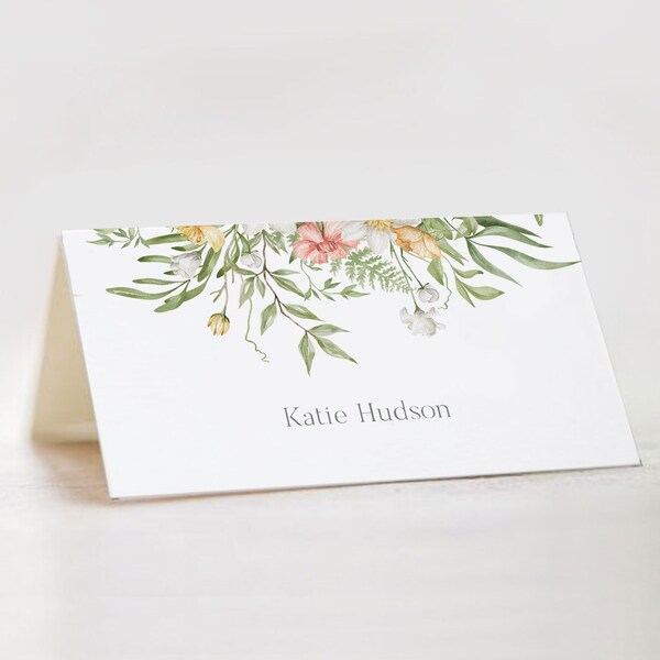 Spring Place Cards - Etsy