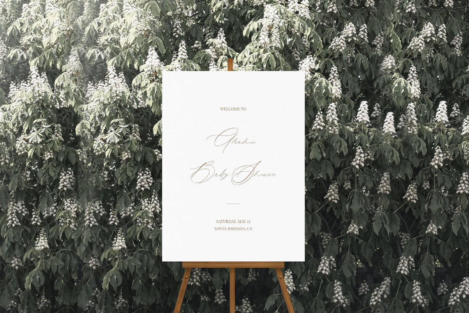 Classic Minimalist Baby Shower Welcome Sign / INSTANT DOWNLOAD ...