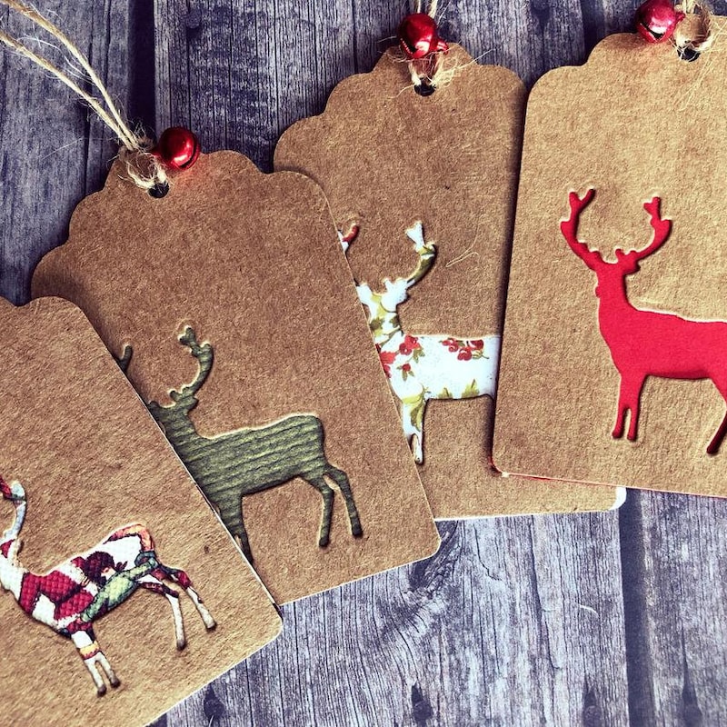Kraft Christmas Tags - Etsy