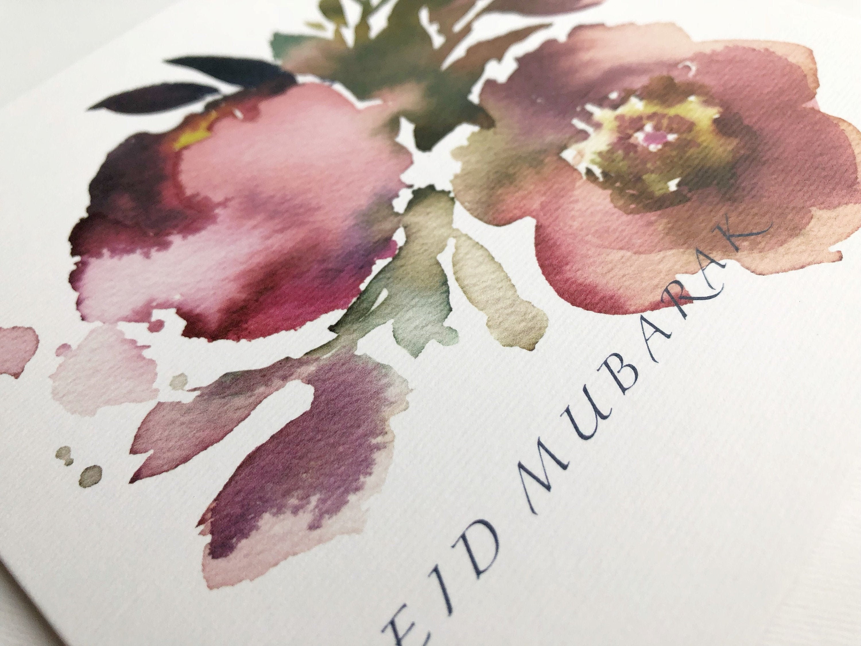 Luxury Textured Eid Card Square Eid Greetings Card Eid - Etsy UK