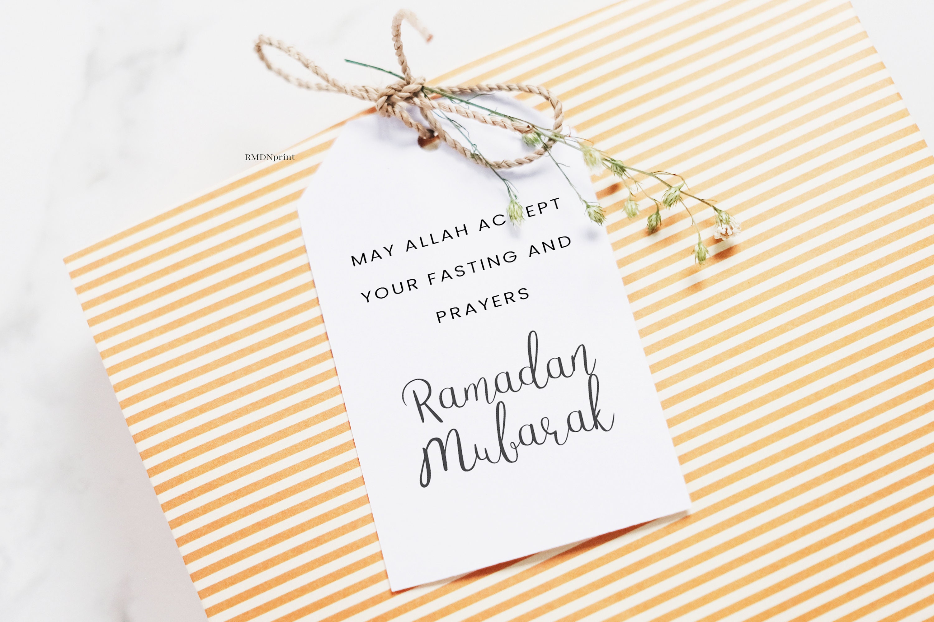 4x Ramadan Gift Tags Printable 2 x 3.5 Ramadan | Etsy