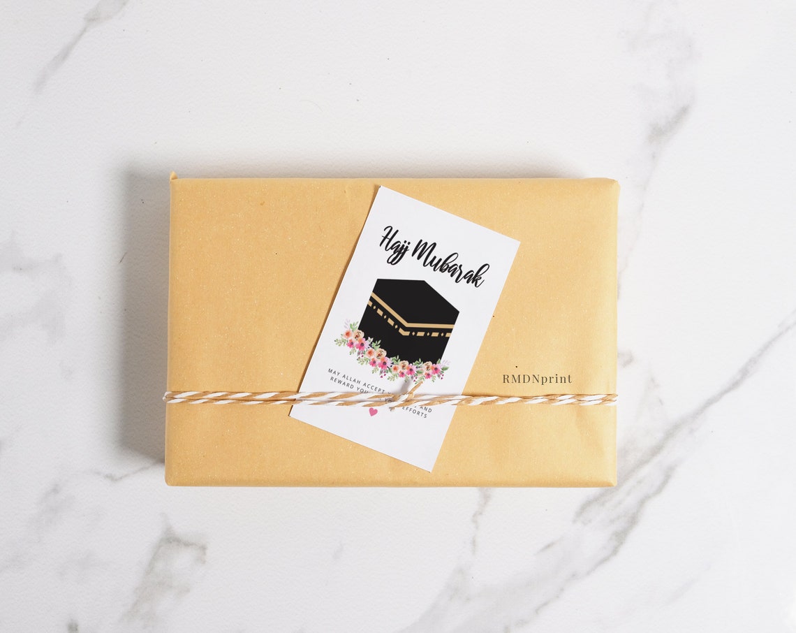 Hajj Mubarak Floral Islamic Printable Greeting Cards Hadj - Etsy