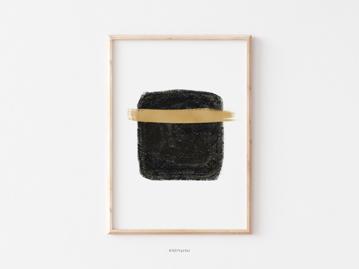 Abstract Kaaba Print, the Holy Kaabah Poster Masjid Al Haram Mecca ...