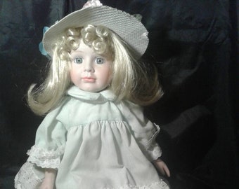 Anco Porcelain Doll | Etsy
