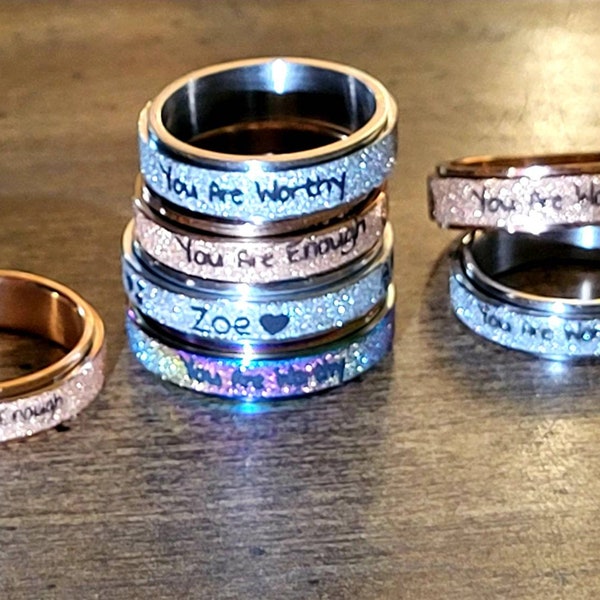 Adhd Fidget Ring - Etsy