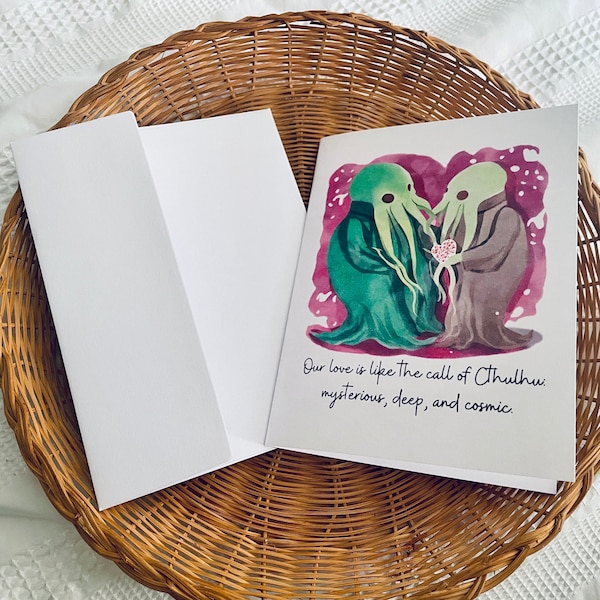 Romantic Goth Birthday Card - Etsy