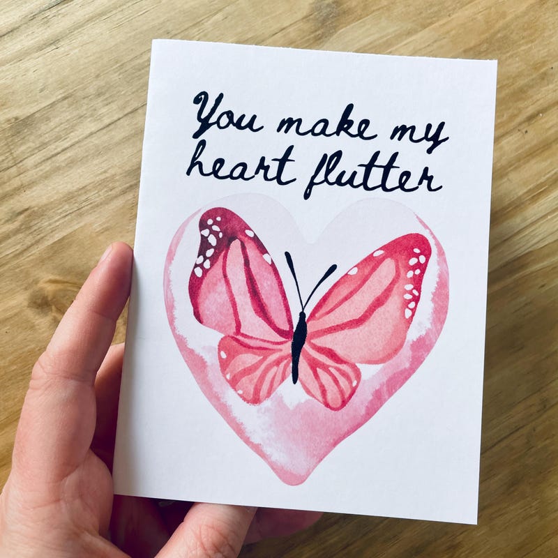 Butterfly Valentine - Etsy