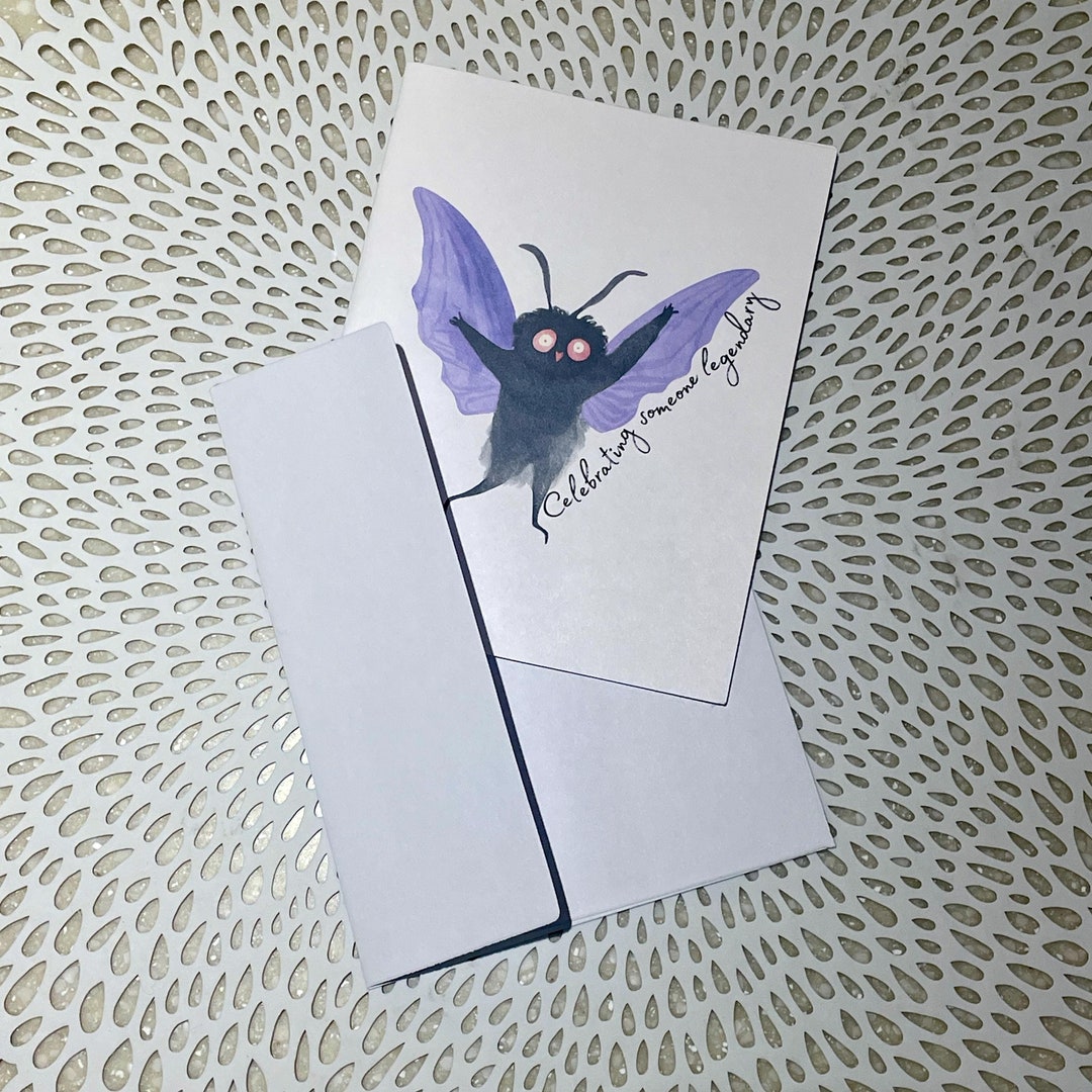 Mothman Cryptid celebrating Someone Legendary Card for Congratulations ...