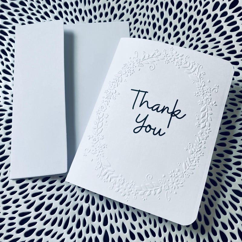 Classy Thank You Card - Etsy