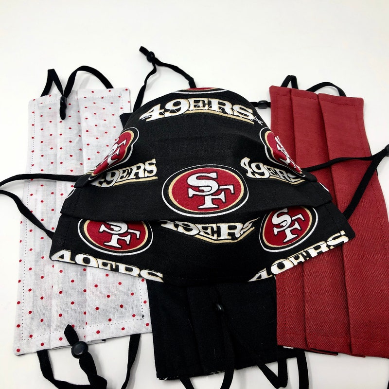 San Francisco 49ers Face Mask - Etsy