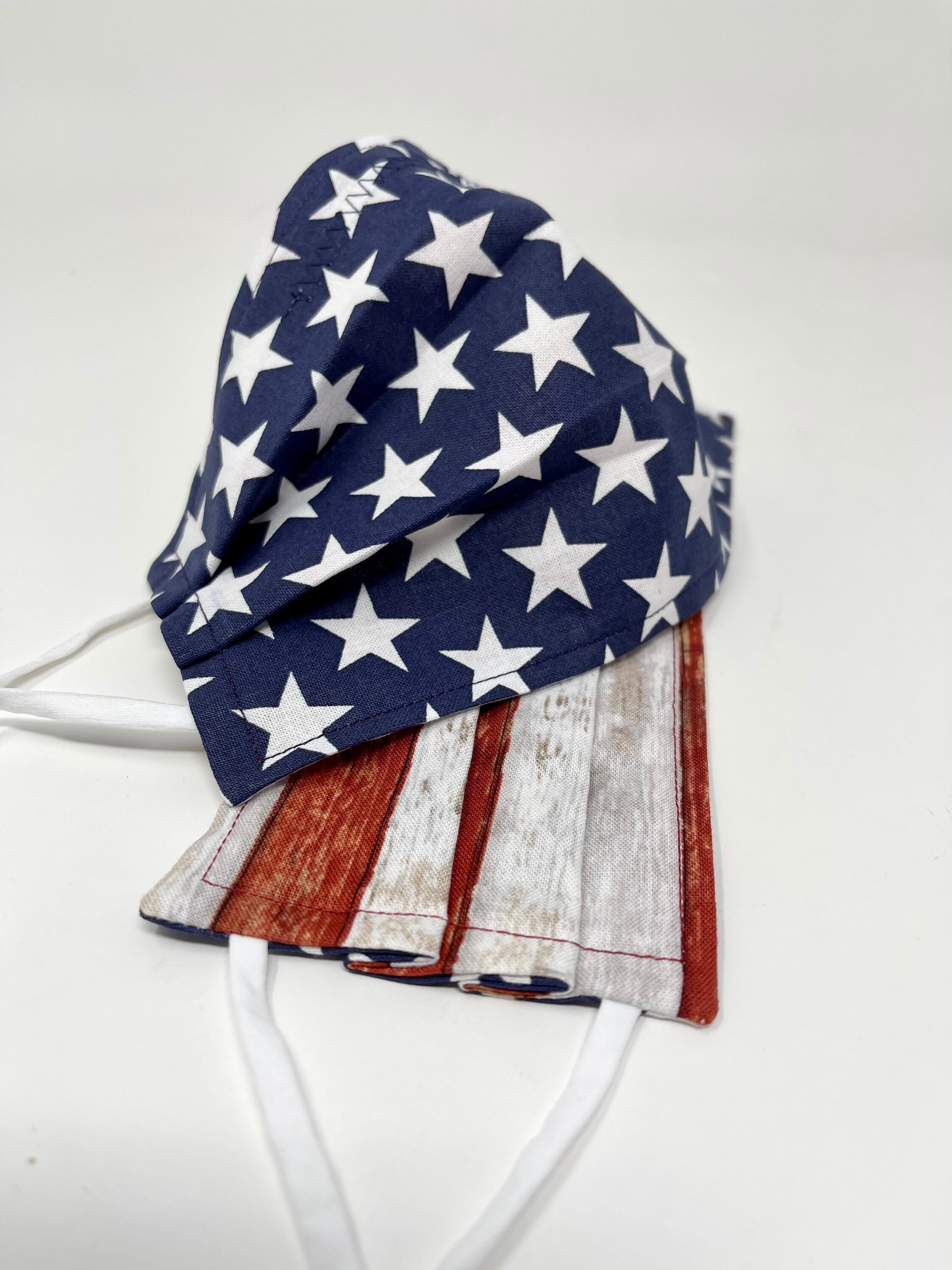 Patriotic 4th or July American Flag Face Masks - Etsy