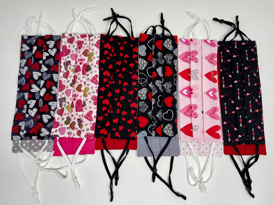 Heart Face Masks - Etsy