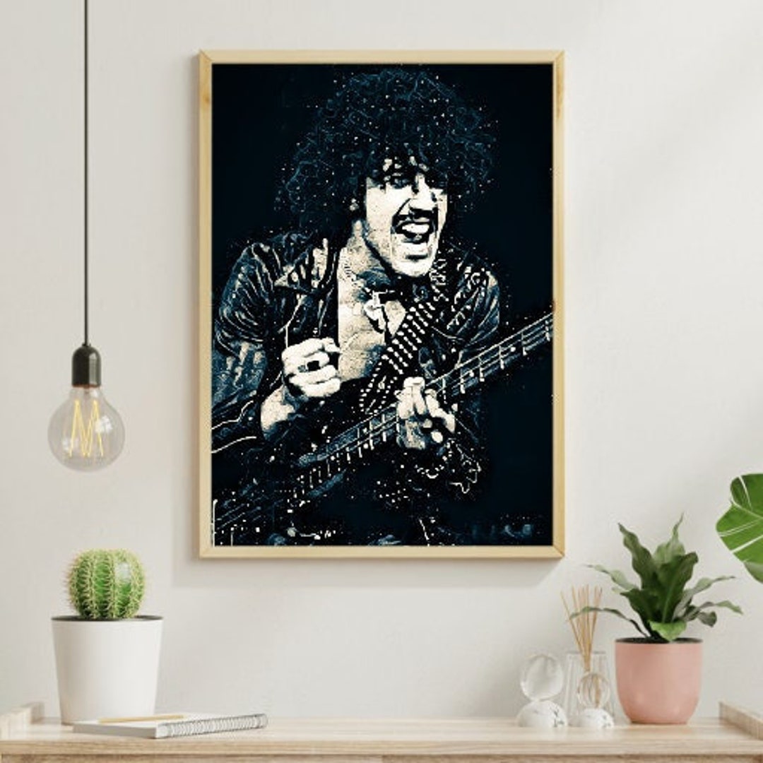 Phil Lynott Art Print, Irish Rock Icon (unframed) - Etsy UK