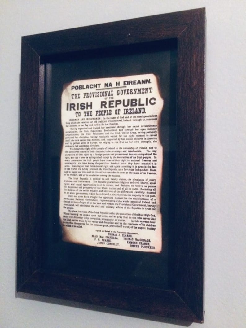 Framed Proclamation. - Etsy