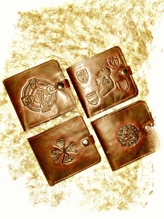 Handmade Real Soft Irish Leather Wallet...sold Separately | Etsy