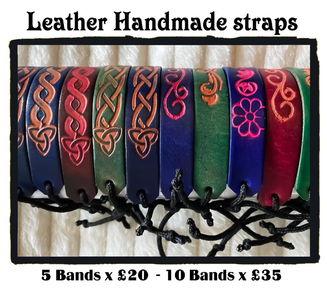 100% Handmade Irish Leather Straps. - Etsy