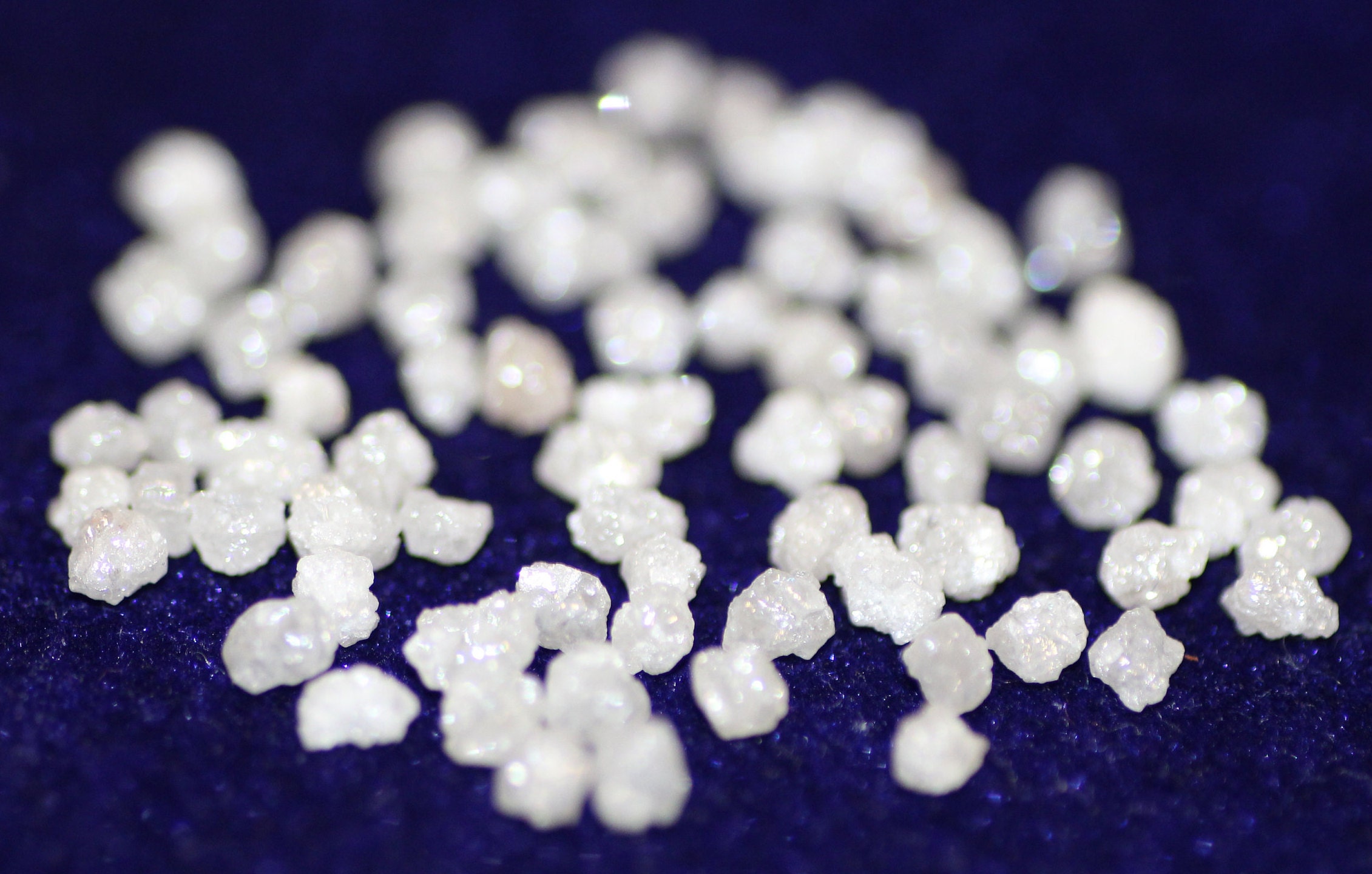 Diamant brut blanc de 3,2 à 4,2 mm, diamants bruts, diamant pour bijoux ...