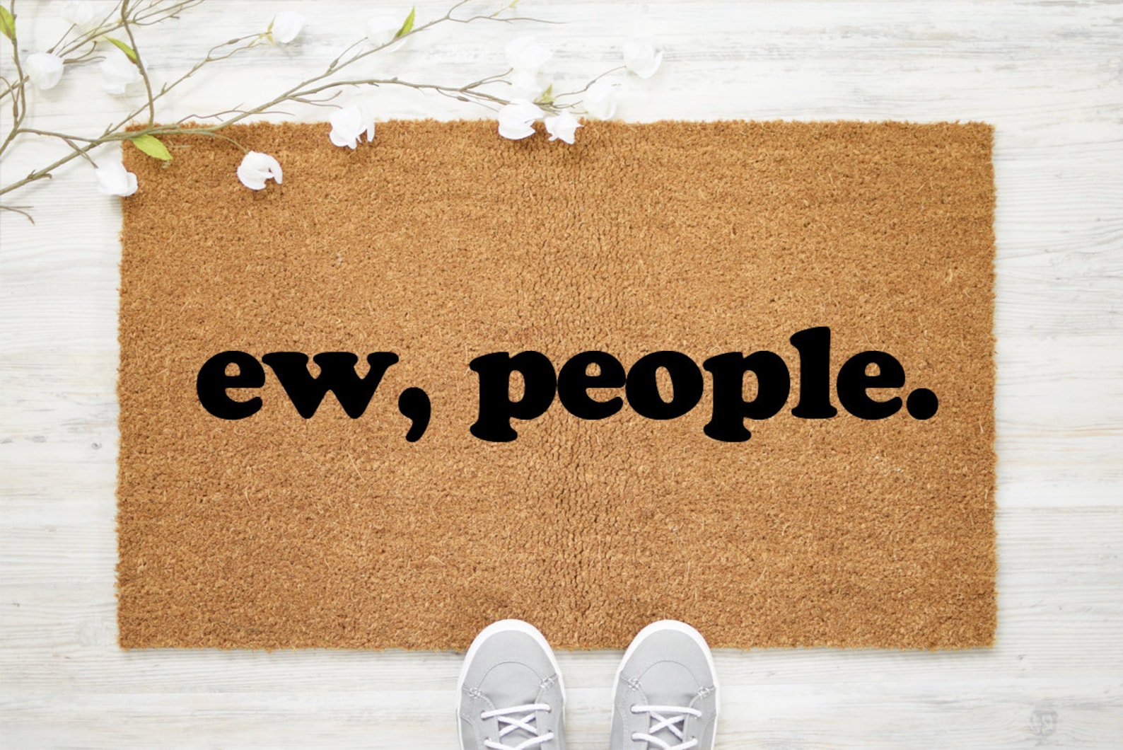 Ew People Doormat, Funny Welcome Mat, Funny Doormat, Large Doormat ...