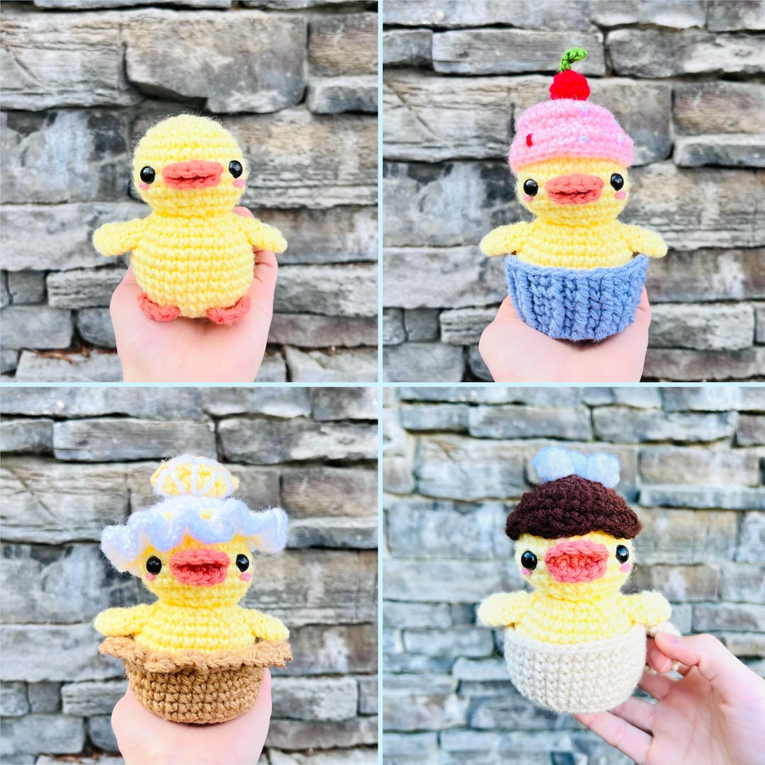 Duck Crochet Pattern Bundle, 4 in 1 Crochet Duck Pattern, Amigurumi PDF ...