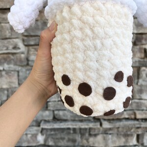 Boba Bunny Crochet Pattern PDF, Amigurumi Food Animal, Bubble Tea Plush ...