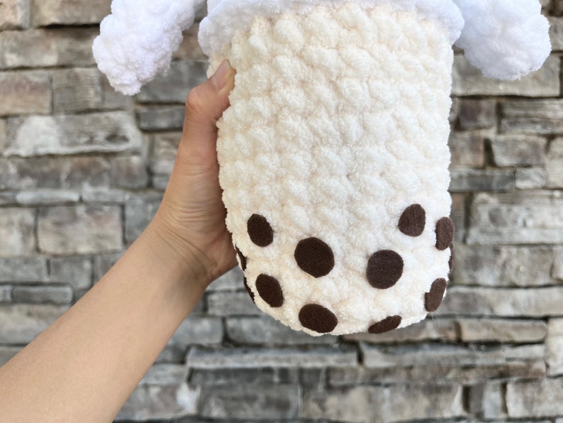 Boba Bunny Crochet Pattern PDF, Amigurumi Food Animal, Bubble Tea Plush ...