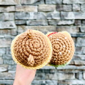 Burger Snail Crochet Pattern Amigurumi, Snail Stuffed Animal Plush Toy ...
