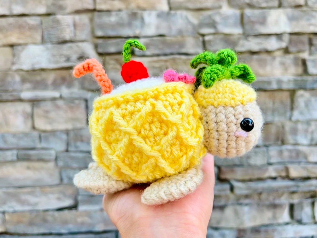 Pina Colada Pineapple Turtle Crochet Pattern, Tropical Crochet ...