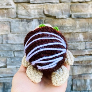 Strawberry Turtle Crochet Pattern PDF, Sea Turtle Amigurumi Animal ...