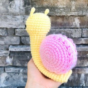 Macaron Snail Crochet Pattern Amigurumi, Crochet Snail Pattern PDF ...