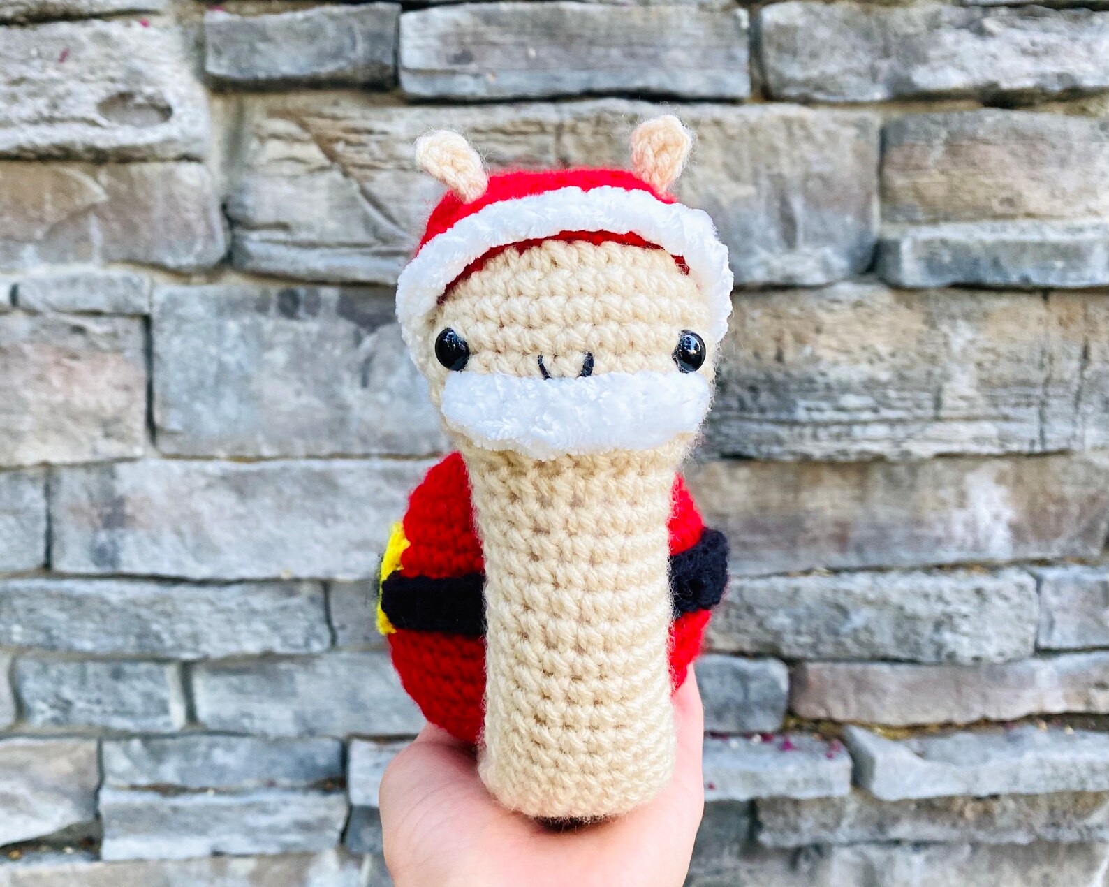 Santa Snail Crochet Pattern PDF, Christmas Holidays Amigurumi, Santa ...